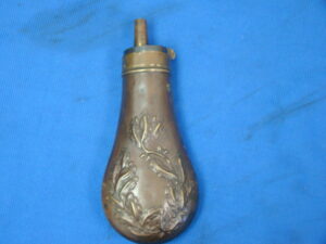 Pistol Powder Flask Oak Leaf & Acorn Pattern – J & J Military Antiques ...