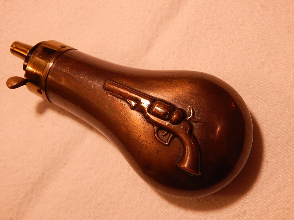 Colt Type Baby Dragoon Powder Flask – J & J Military Antiques – Guns ...