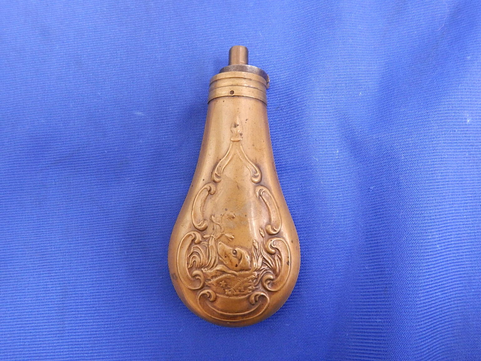 Pistol Powder Flask Dog in Water – J & J Military Antiques – Guns ...