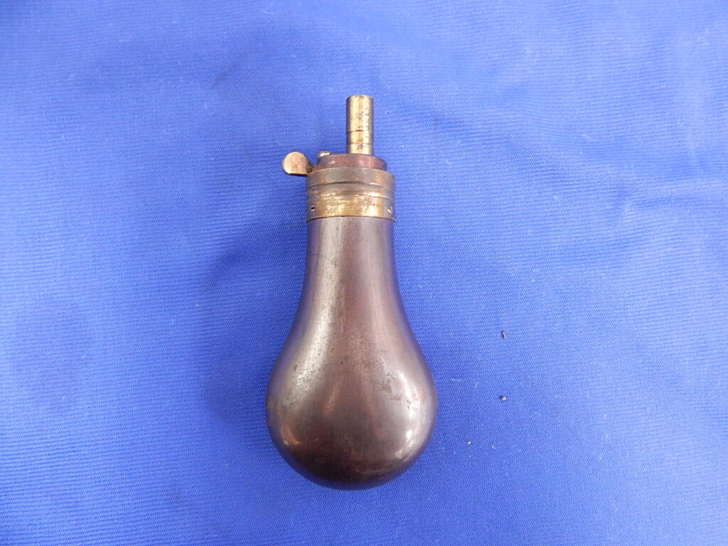 Pistol Powder Flask – J & J Military Antiques – Guns, Swords, Bayonets ...