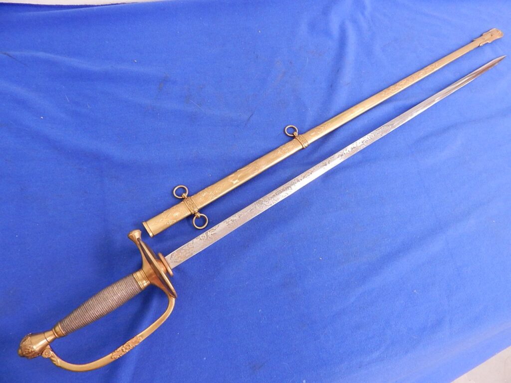 US Post Civil War Generals Sword Fancy RARE – J & J Military Antiques ...