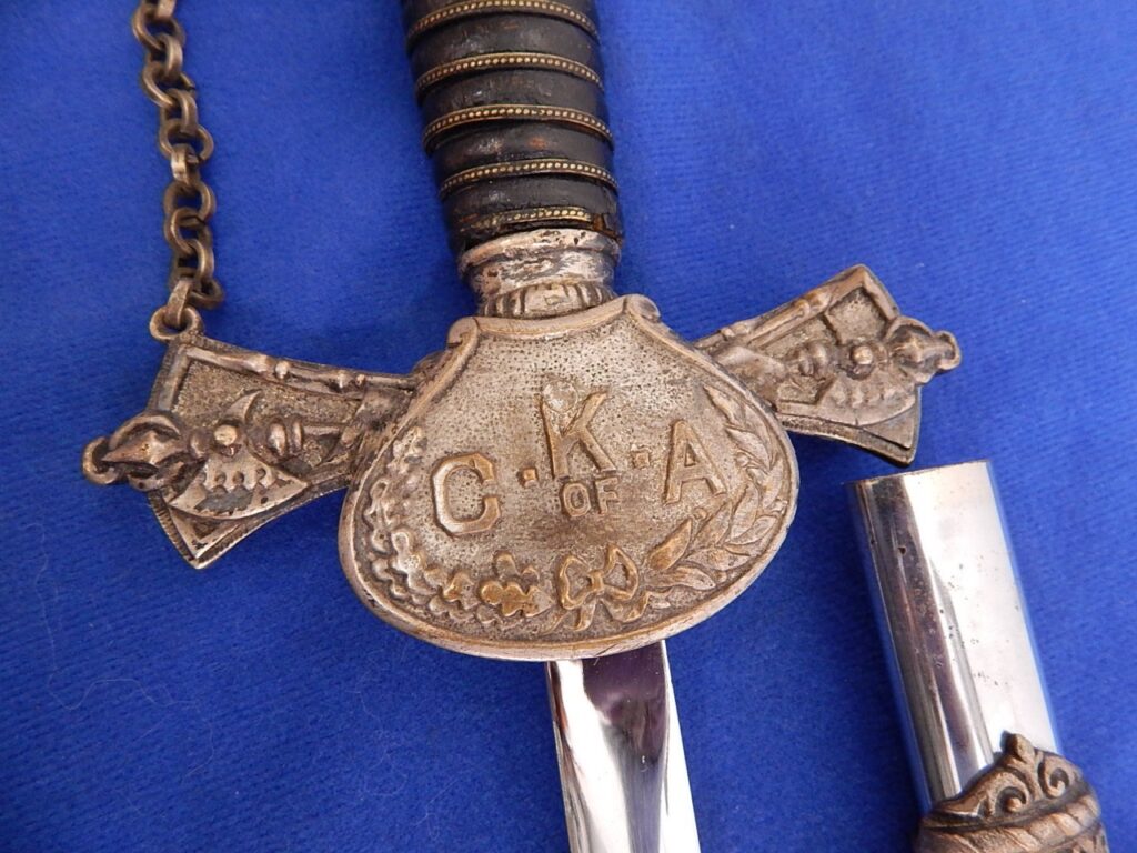 Catholic Knights of America Fraternal Sword – J & J Military Antiques ...