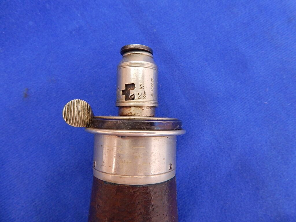 Sykes Leather Covered Rifle or Shotgun Powder Flask – J & J Military ...