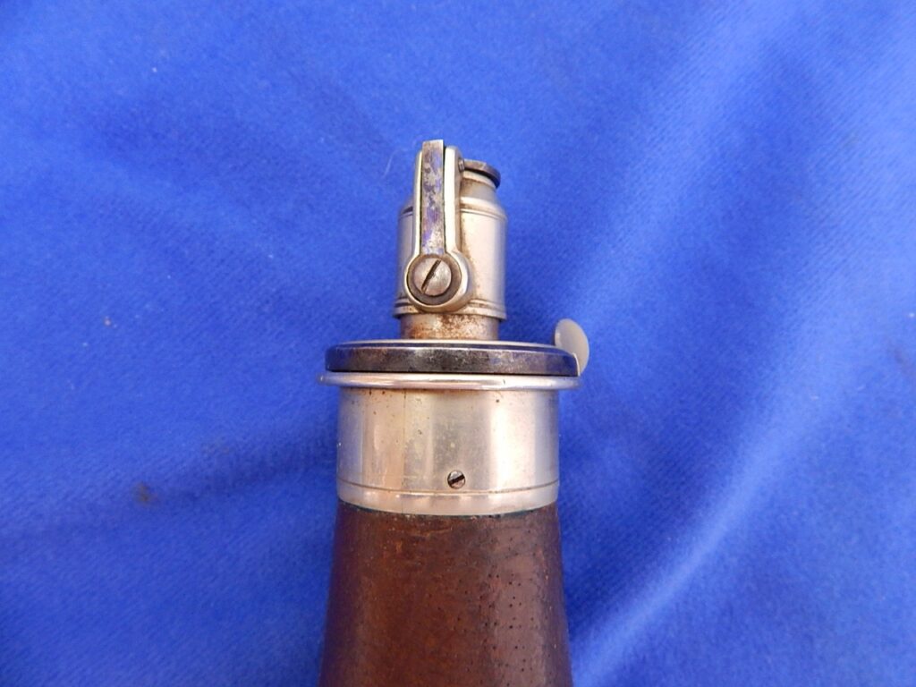 Sykes Leather Covered Rifle or Shotgun Powder Flask – J & J Military ...