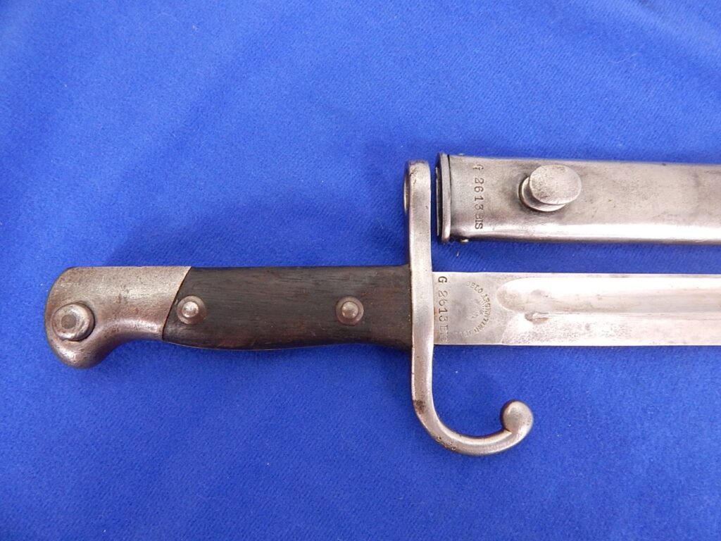 Argentine M-1909 Rifle Bayonet Matching Rare Marking – J & J Military ...