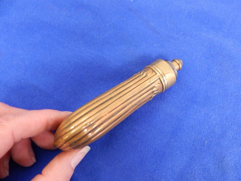 Pistol Powder Flask Ribbed Design – J & J Military Antiques – Guns ...