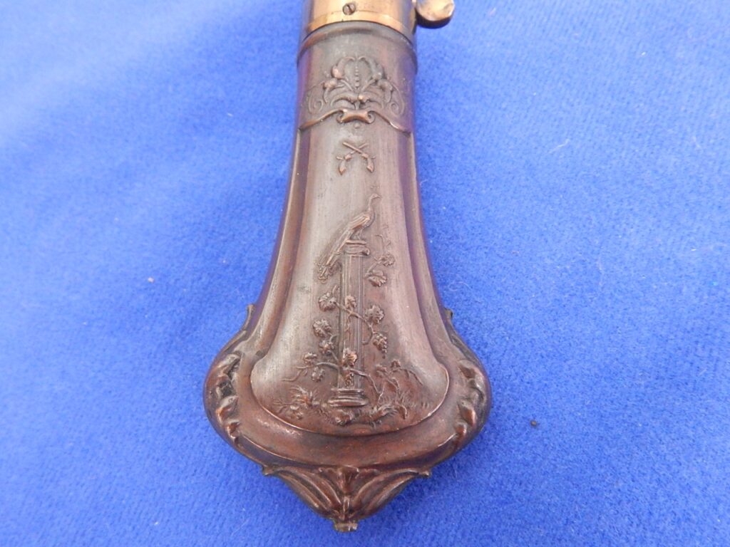 Colt Root Revolver Peacock Powder Flask – J & J Military Antiques ...