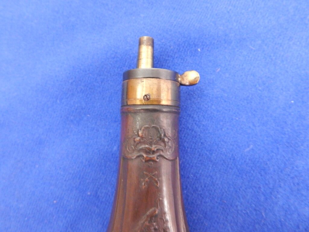 Colt Root Revolver Peacock Powder Flask – J & J Military Antiques ...