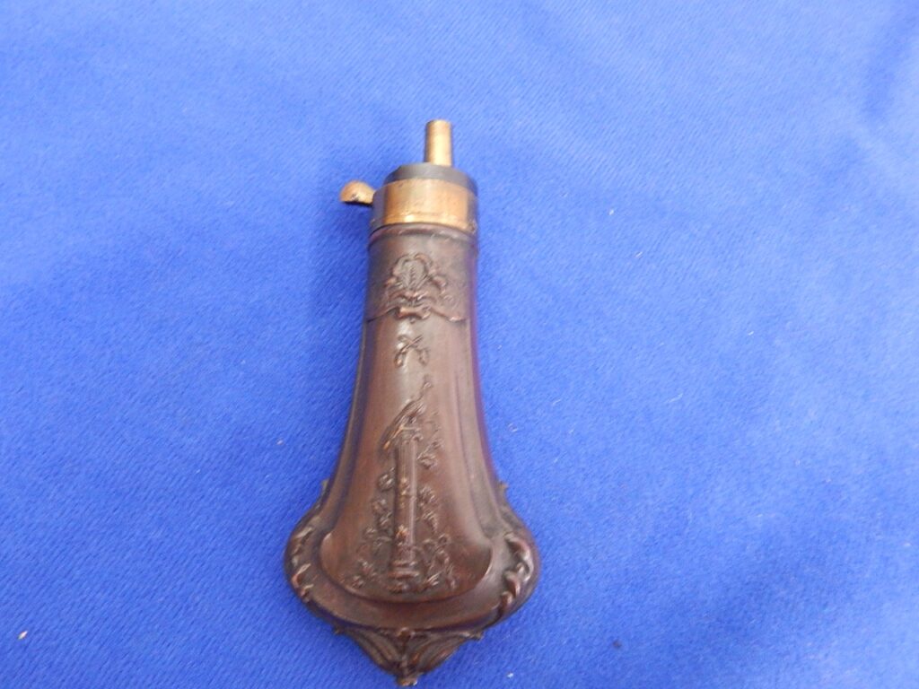 Colt Root Revolver Peacock Powder Flask – J & J Military Antiques ...
