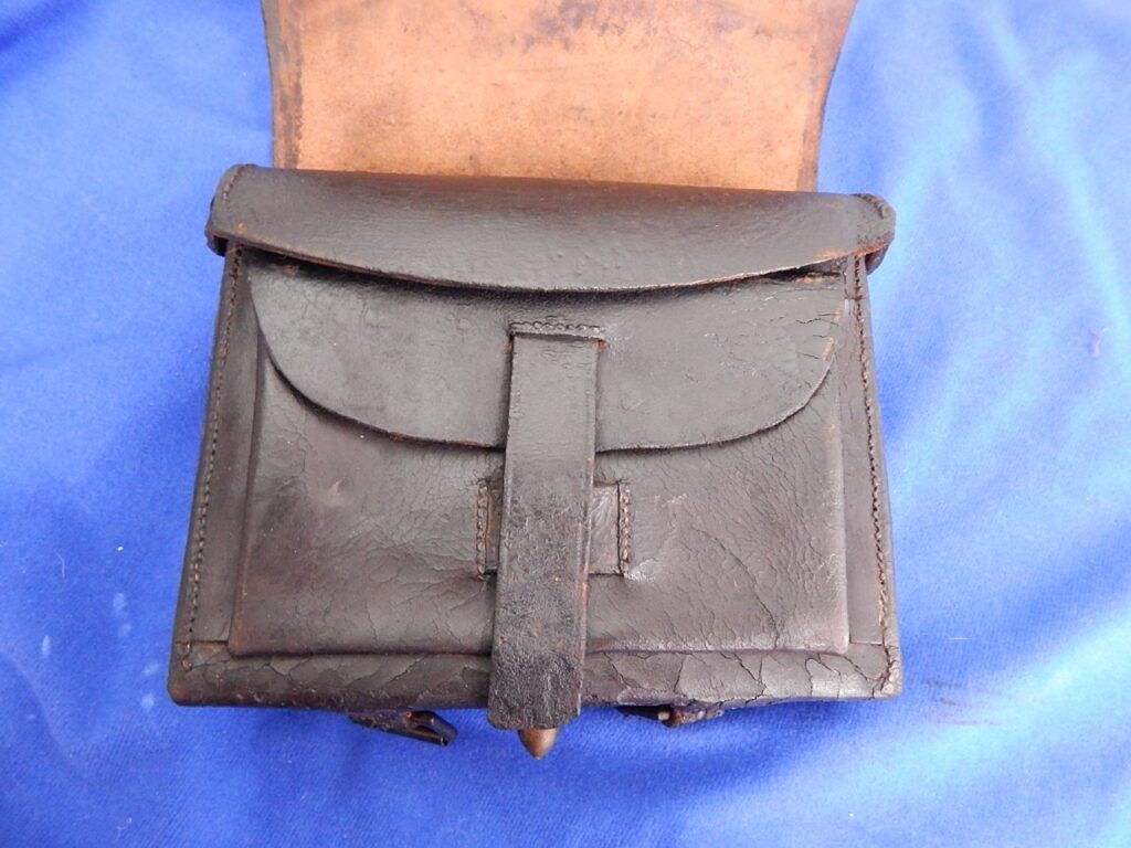 US M-1864 Musket Cartridge Box – J & J Military Antiques – Guns, Swords ...