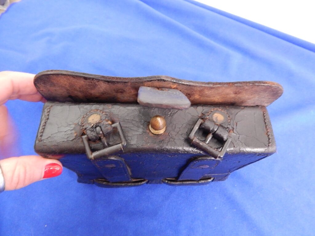 US M-1864 Musket Cartridge Box – J & J Military Antiques – Guns, Swords ...