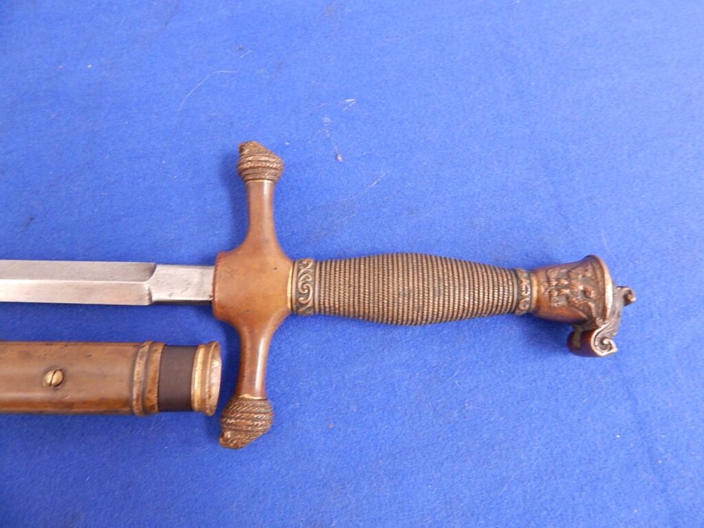 Springfield Armory M-1868 Military Academy Cadet Officers Sword W/S – J ...