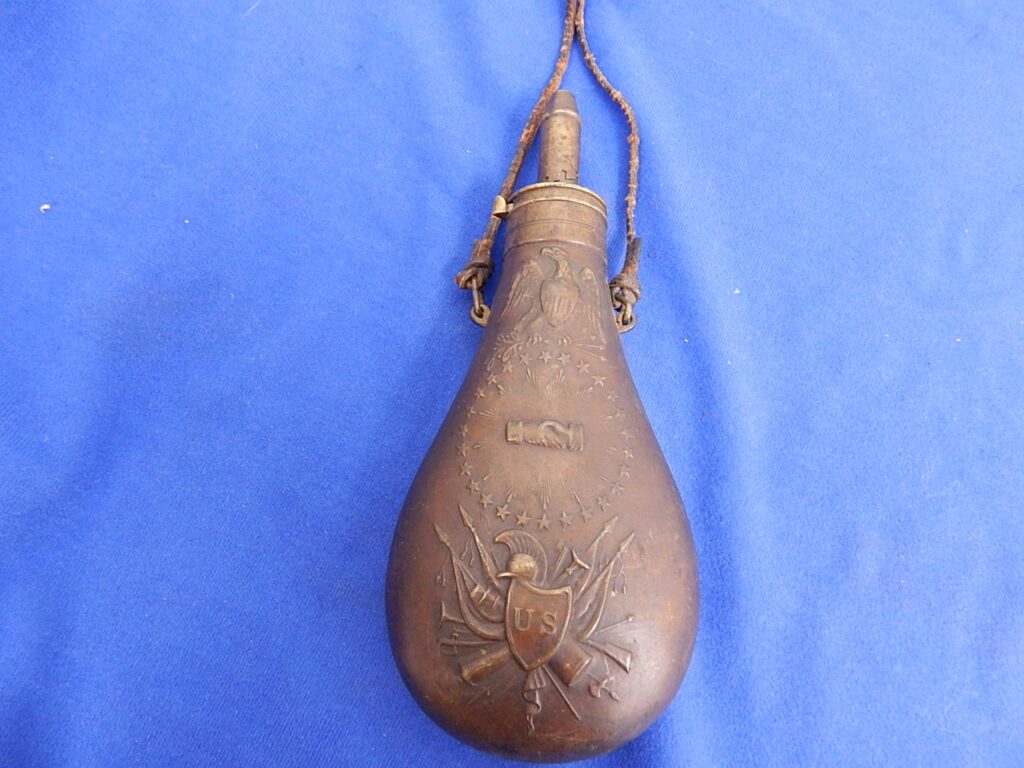 N.P. Ames 1838 Dated Peace Powder Flask – J & J Military Antiques ...